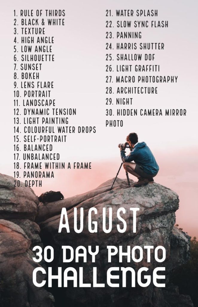 30 Day Photography challenge at Home: Day 21 to 30